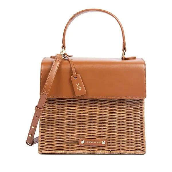 MODERN PICNIC The Luncher Lunch Box - Brown Wicker