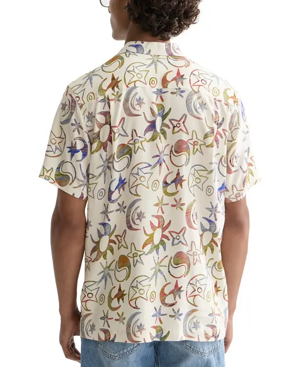 Scotch & Soda Printed Camp Shirt