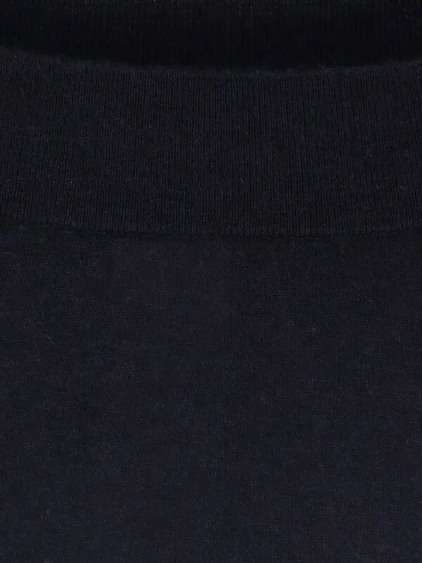 Max Mara Cashmere Sweater With Removable Band - Blue