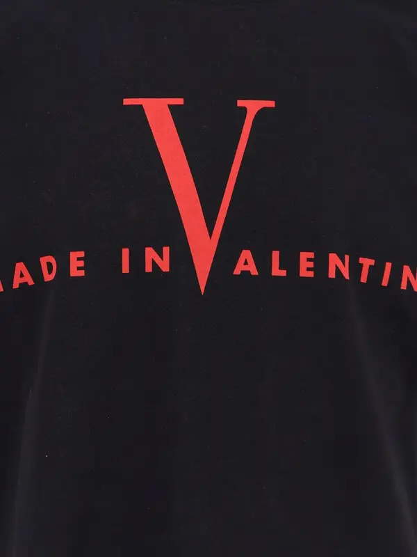 Valentino Garavani Cotton Tshirt - Black