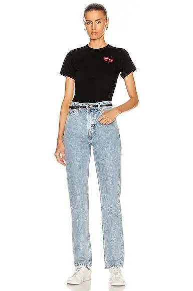 Play Comme Des Garcon Logo Emblem Tee