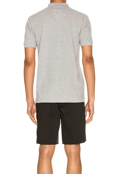 Play Comme Des Garcon Cotton Polo With Black Emblem