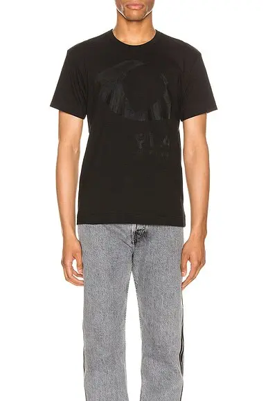 Play Comme Des Garcon Printed Eye Cotton Tee