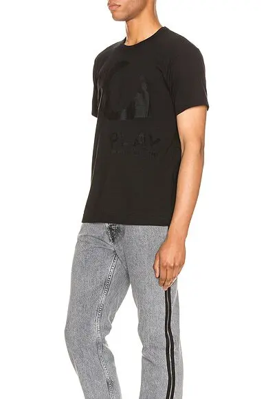 Play Comme Des Garcon Printed Eye Cotton Tee