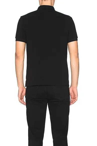 Play Comme Des Garcon Small Red Emblem Cotton Polo