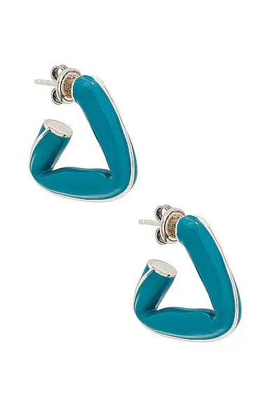 Bottega Veneta Triangle Stud Earrings - Blaster