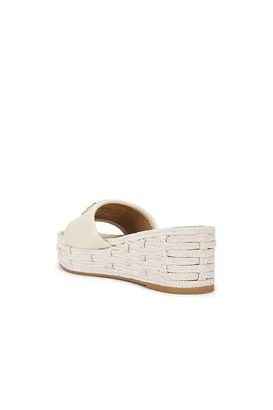Valentino Garavani St. Alce Espadrille Wedge Slides