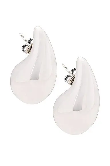 Bottega Veneta Sterling Dangle Earrings - Silver