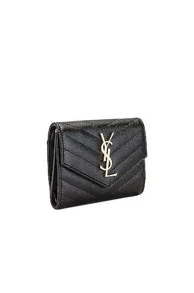 Saint Laurent Monogramme Compact Wallet