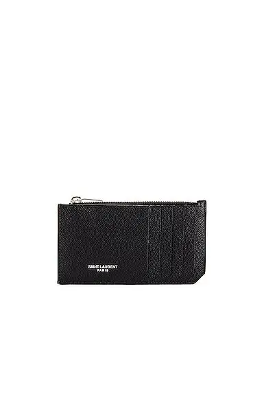 Saint Laurent Credit Card Holder - Black