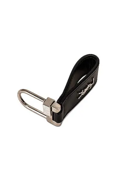Saint Laurent Tiny Key Chain - Nero