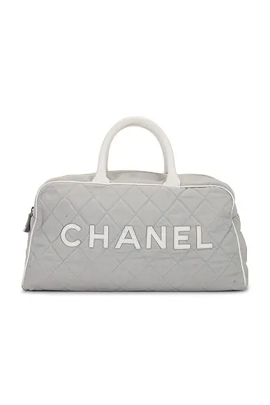 Chanel Logo Sport Bowling Bag