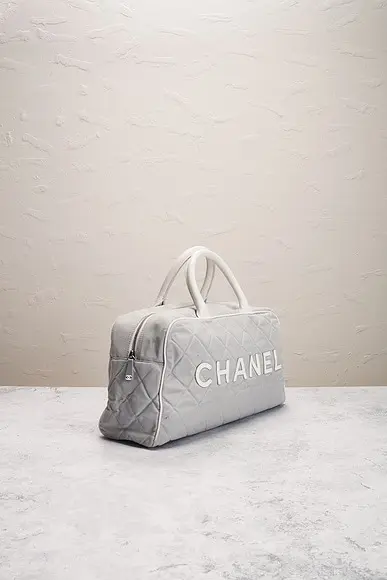 Chanel Logo Sport Bowling Bag