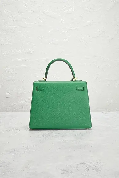 Hermès Epsom Kelly 25 Sellier Handbag - Cactus