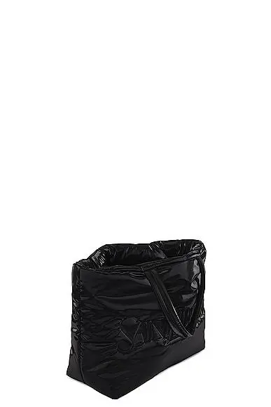 Saint Laurent Embossed Logo Tote Bag