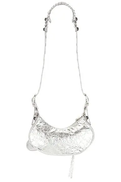 Balenciaga Le Cagole Xs Shoulder Bag - Silver