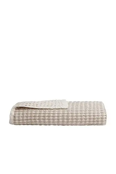 PARACHUTE Waffle Cotton Throw - Putty