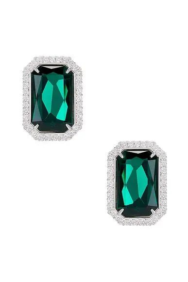 Retrofete Hope Gemstone Earring - Pine