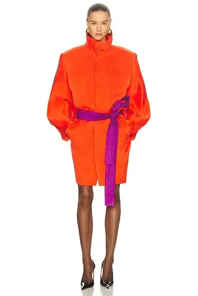 Saint Laurent Belted Coat