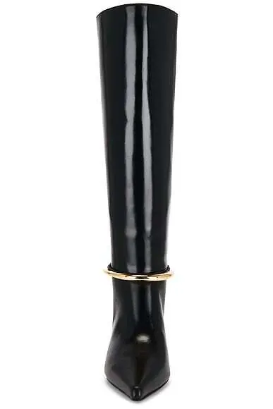 Retrofete Sancia High Heel Pointed Toe Boots - Black