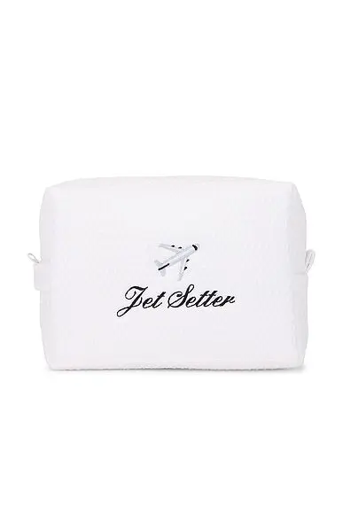 ABBODE Jet Setter Waffle Pouch - Cloud