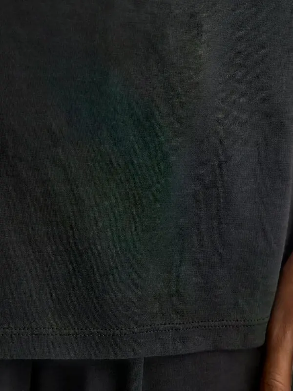 12 STOREEZ Silk Crew-neck T-shirt