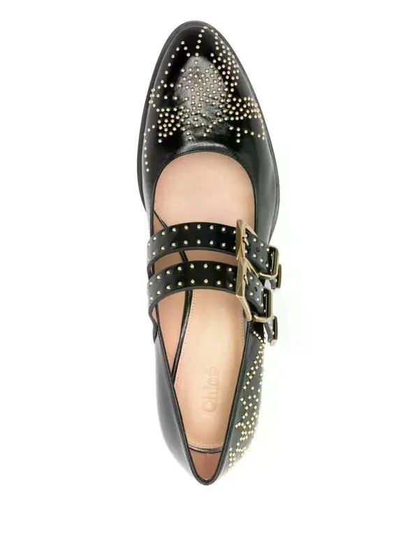 Chloé Susanna Buckle-strap Pumps - Black