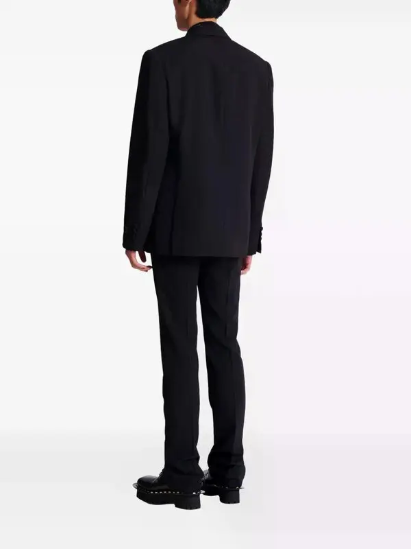 Balmain Beaded-lapel Single-breasted Blazer