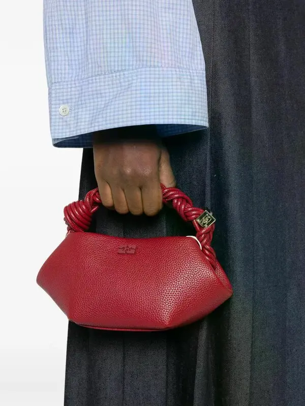 GANNI Mini Bou Tote Bag - Red