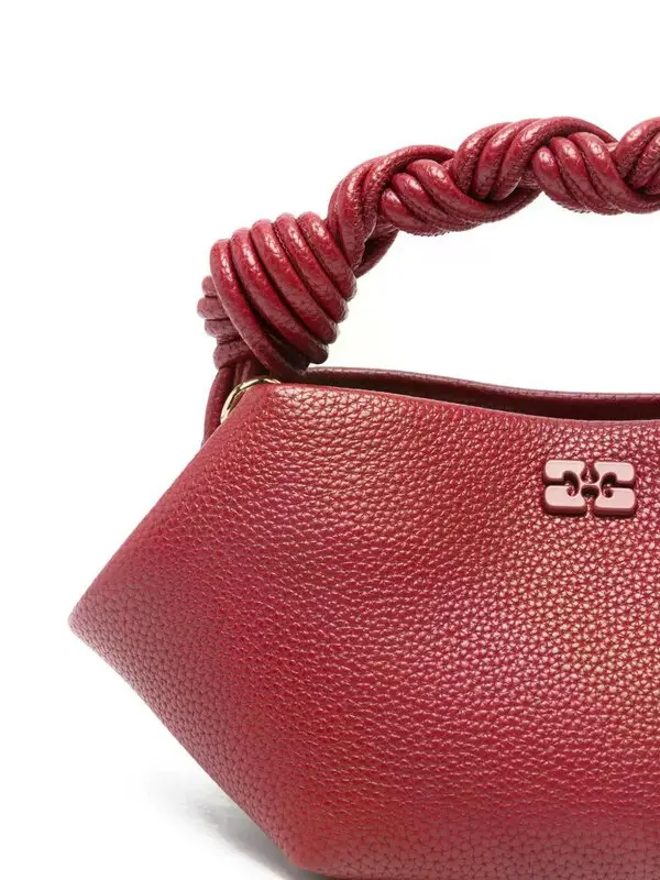 GANNI Mini Bou Tote Bag - Red