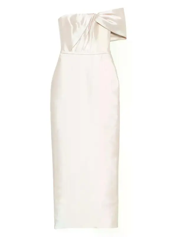 Amsale Satin Dress