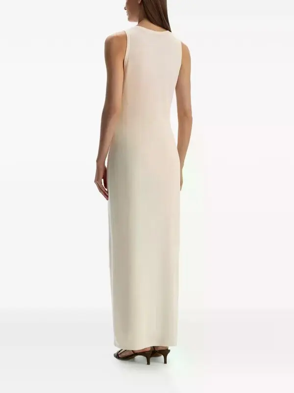 12 STOREEZ Buttoned Maxi Dress - Neutrals