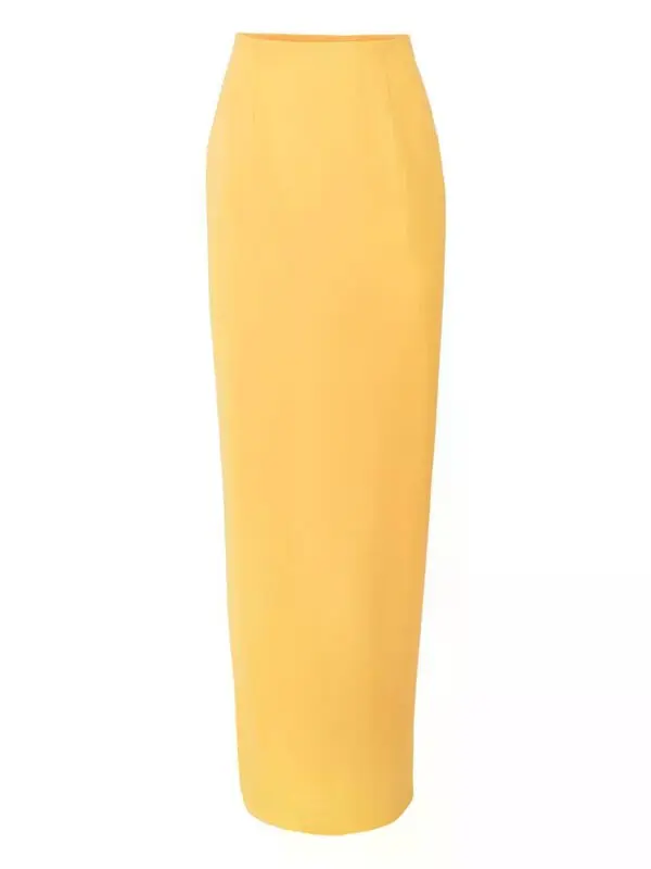 Carolina Herrera Column Maxi Skirt - Yellow