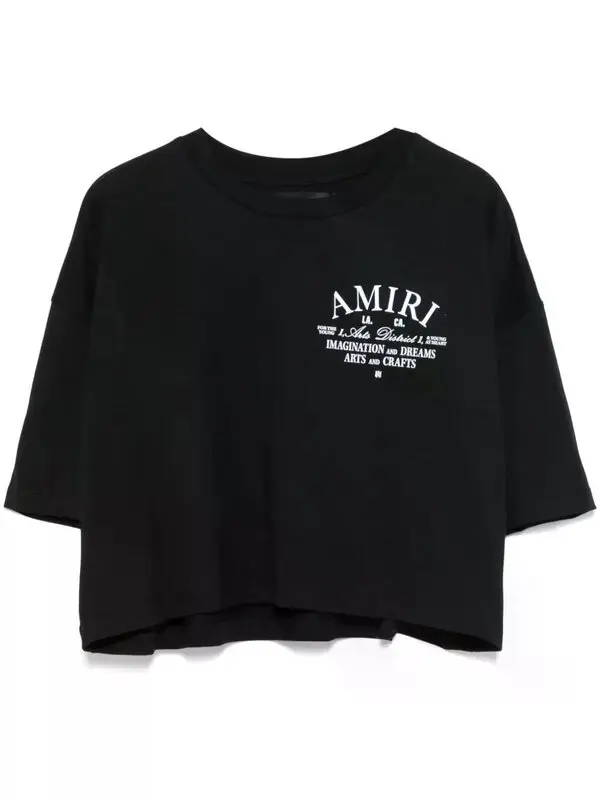 Amiri Arts District Cropped T-shirt