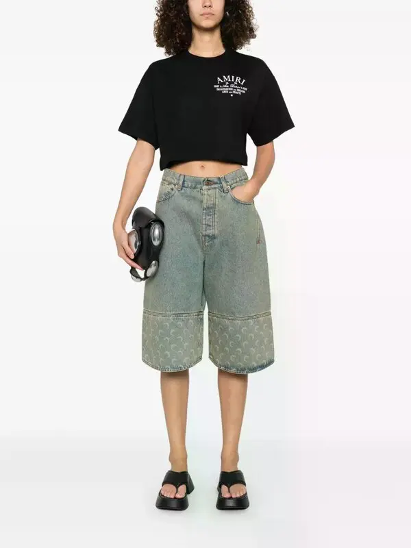 Amiri Arts District Cropped T-shirt