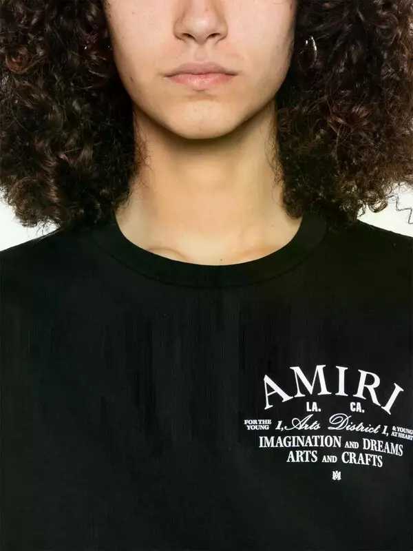 Amiri Arts District Cropped T-shirt