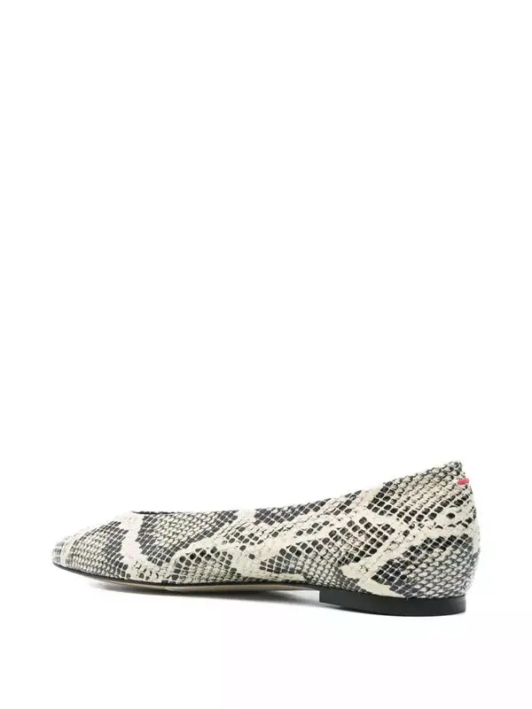 AeydĒ Leather Pointed Ballet Flats