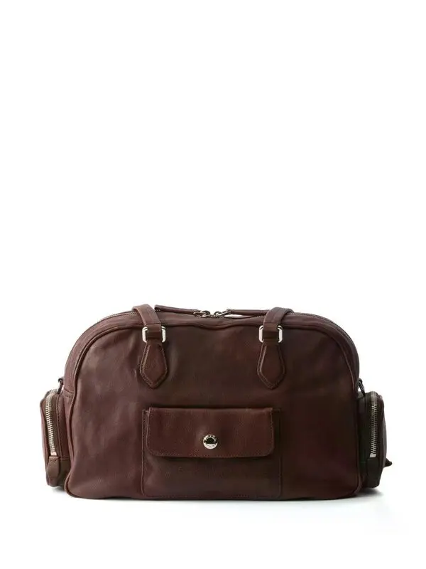 Prada Leather Zip Tote Bag