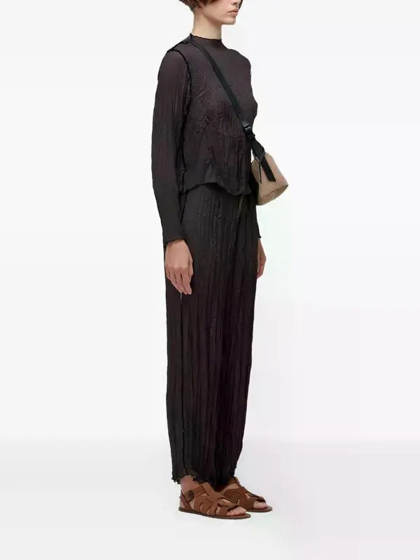 OSKLEN Wrinkled Satin Blouse