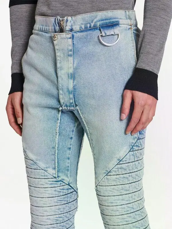 Balmain Mid-rise Cropped Skinny Jeans