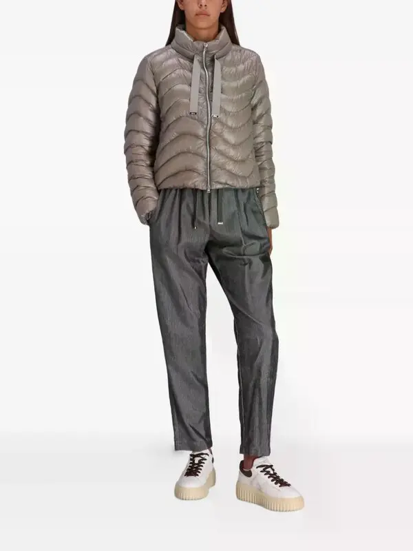 Herno Drawstring Ribbed Trousers
