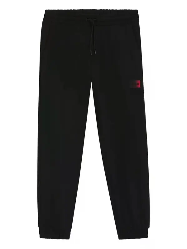 Hugo Elasticated-waistband Track Pants - Black