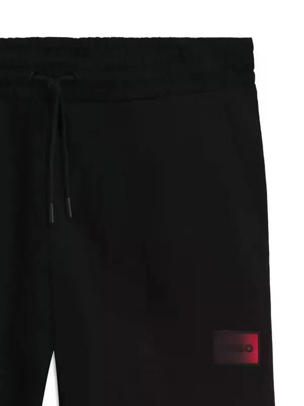 Hugo Elasticated-waistband Track Pants - Black
