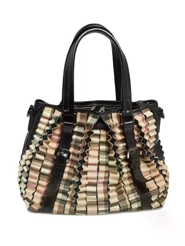 Burberry House Check Ruched Shoulder Bag