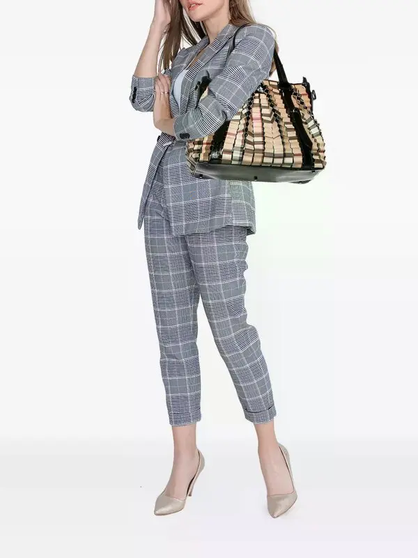 Burberry House Check Ruched Shoulder Bag