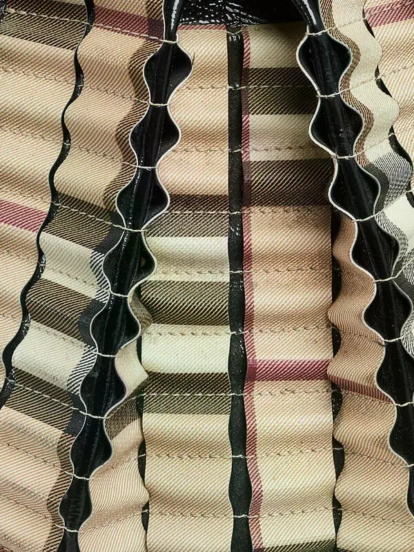 Burberry House Check Ruched Shoulder Bag