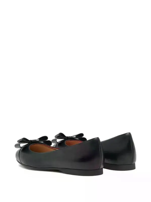 Bally Ysla Bow Ballet Flats - Black