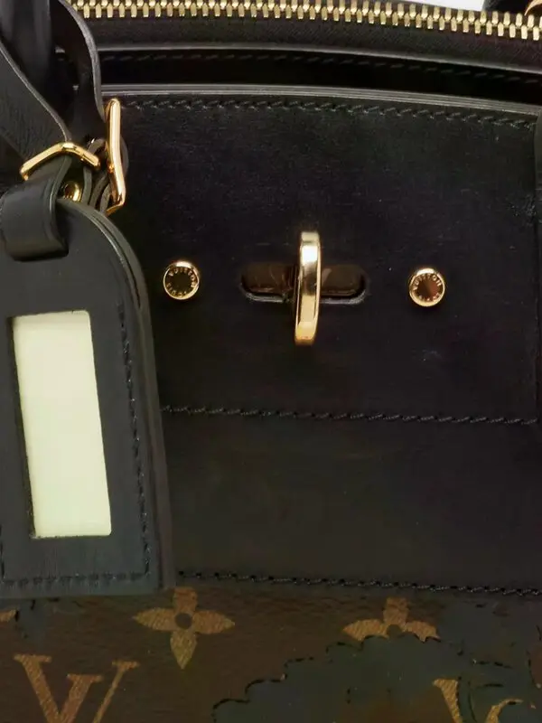 LOUIS VUITTON Monogram Canvas Tote Bag - Black