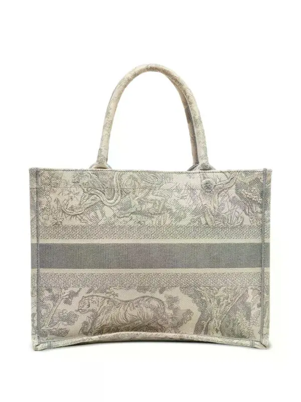 Dior Book Tote Bag - Grey