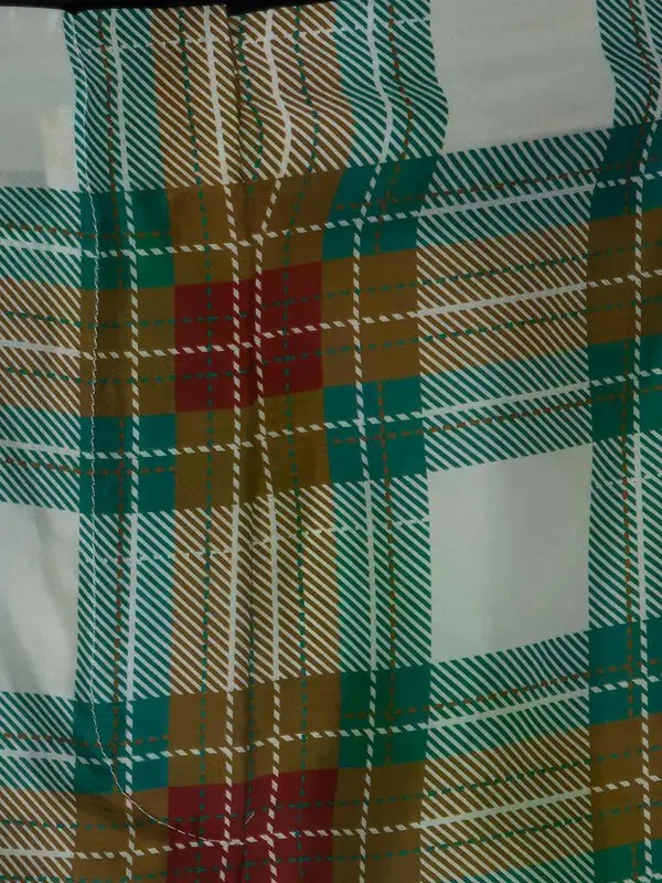 Alberta Ferretti Plaid-pattern Trousers